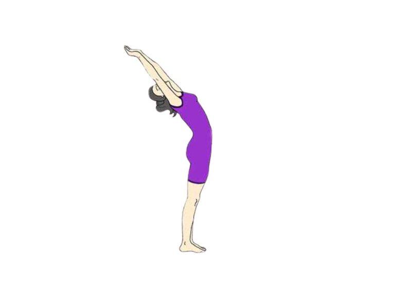 Raised Arms Pose (Hasta Uttanasana) Its Steps and Benefits