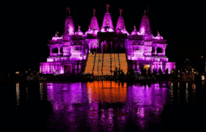 Ayodhya Ram Mandir Night View Photo | HD Wallpaper Download