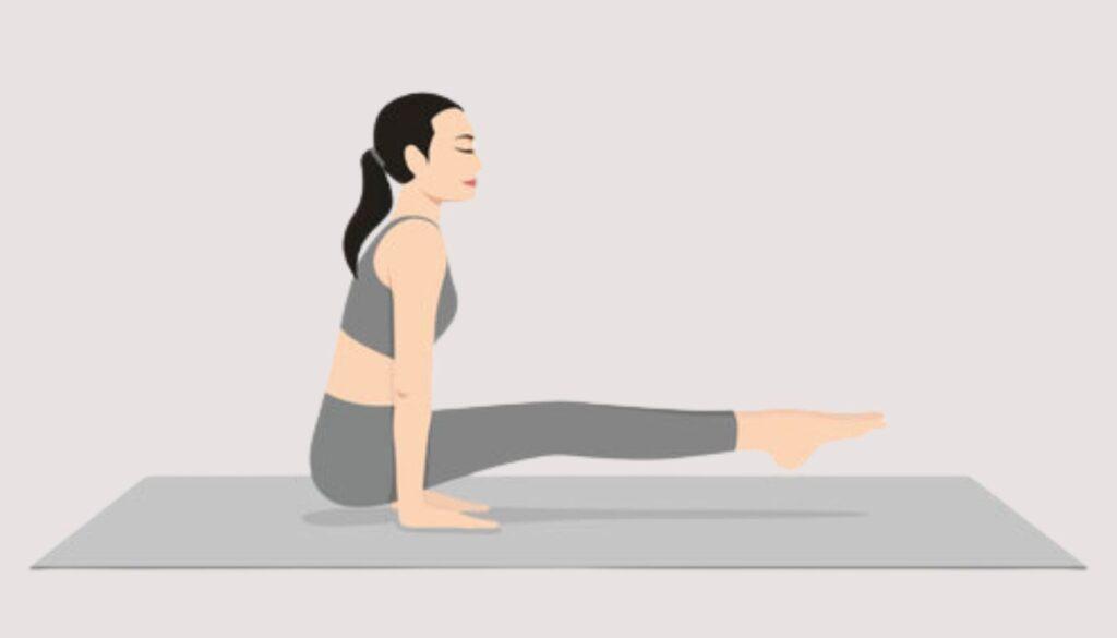 Brahmacharyasana (Celibate's pose) Steps and Benefits